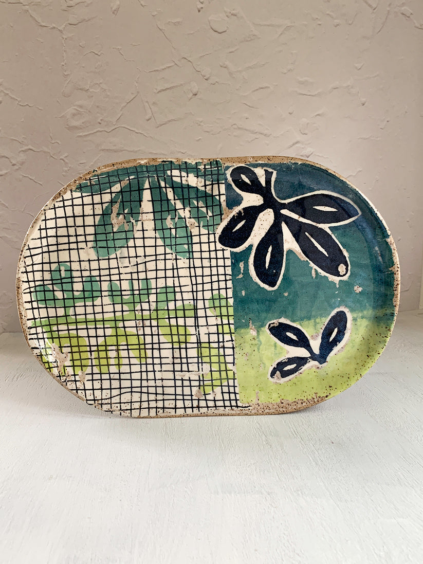 Stoneware Platter – Bella Joy Pottery